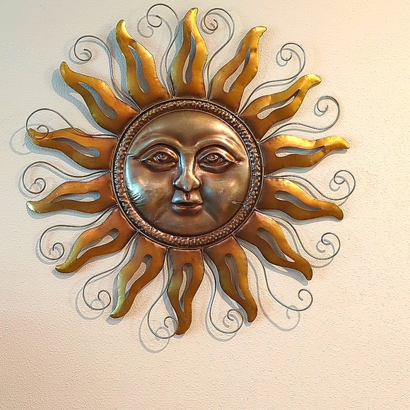 Wall Decor | Decorative Metal Sun For Patio Enclosure Lanai Sunroom ...